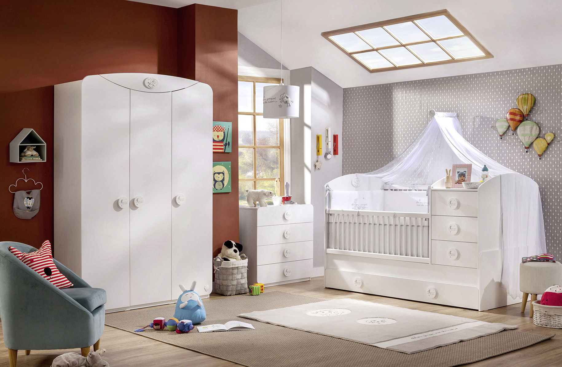 Pokojíček pro miminko holku i kluka Baby Cotton